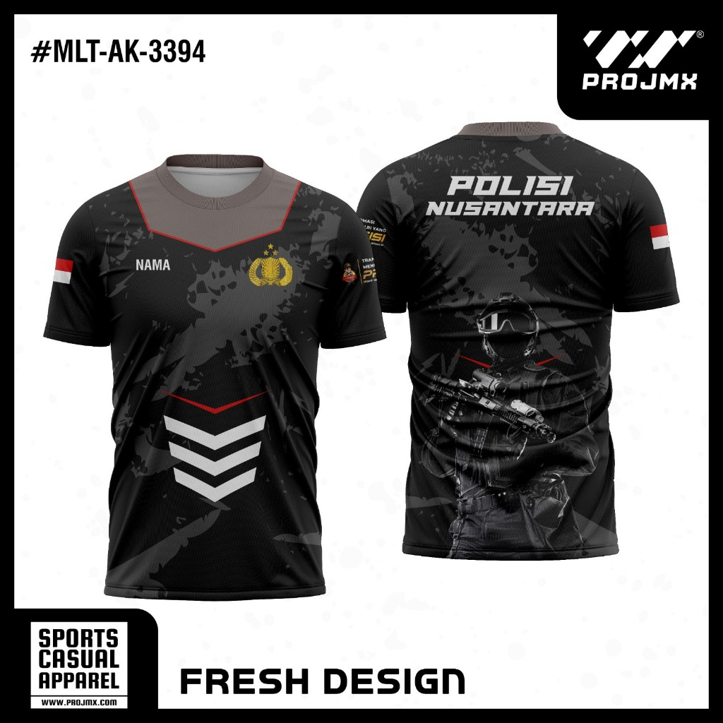 Projmx - POLICE JERSEY T-SHIRTS (CUSTOMABLE) | Shopee Philippines