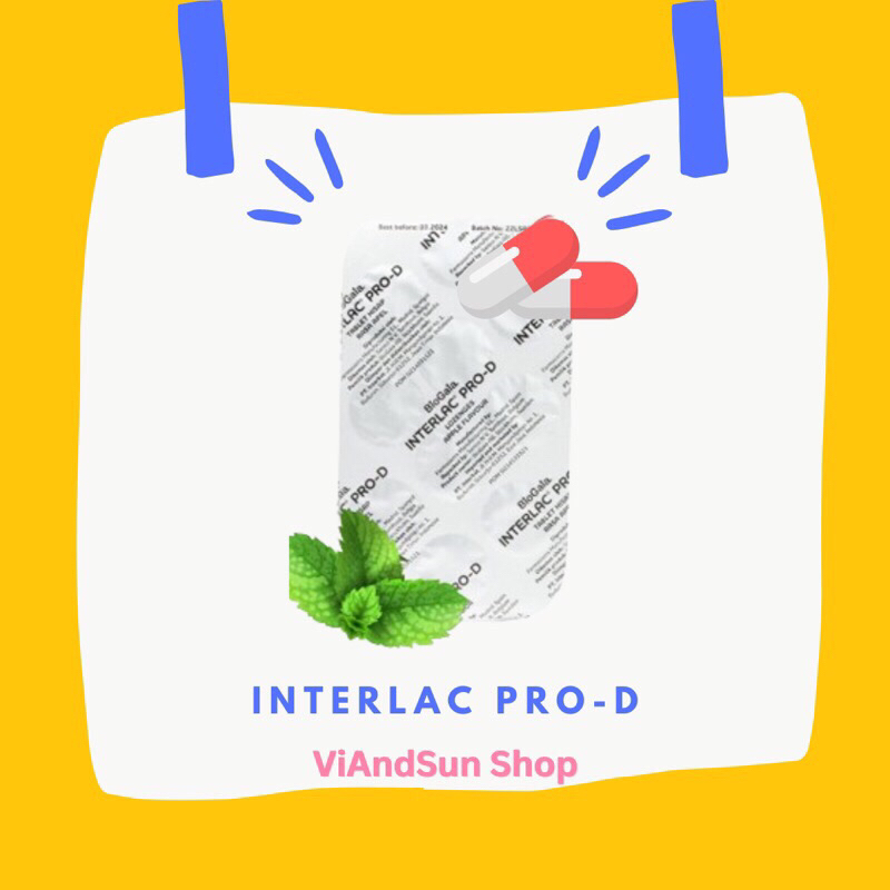 Interlac Pro-D Lozenges Tablet (1 Strip) | Shopee Philippines