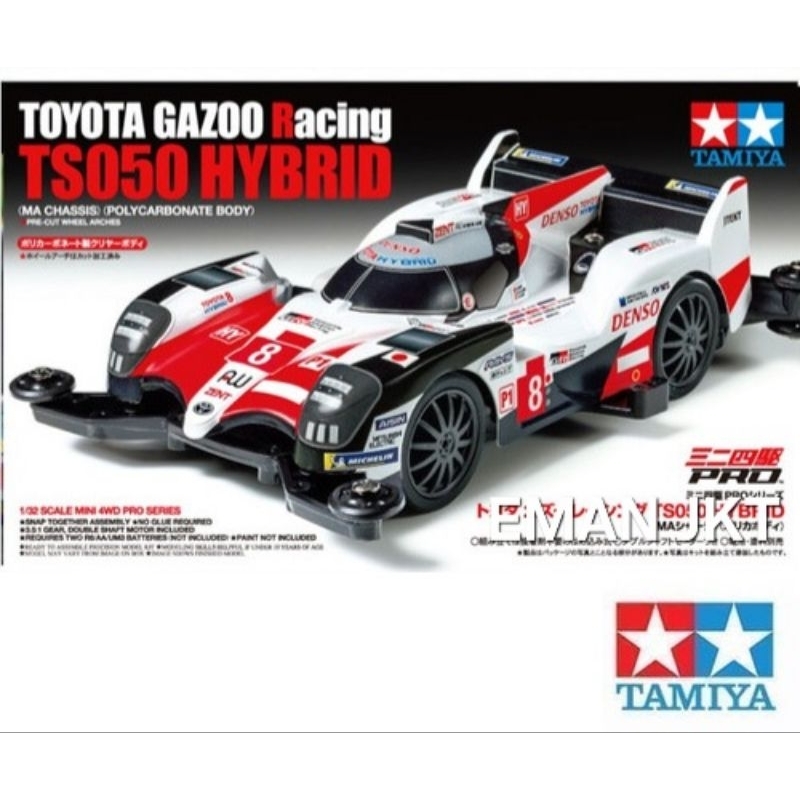 Tamiya 18652 TOYOTA GAZOO RACING TS050 HYBRID (MA CHASSIS) | Shopee ...