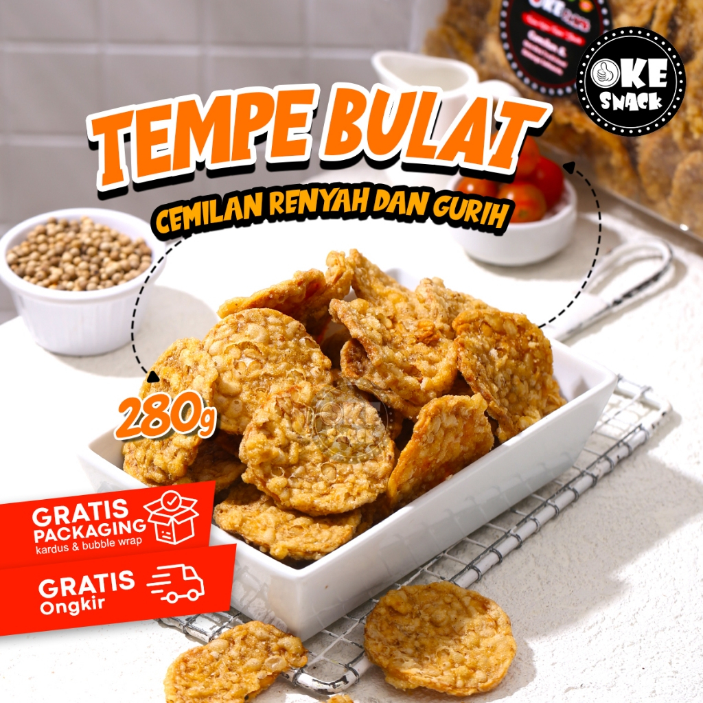 Super Round Tempeh Chips 280g | Shopee Philippines