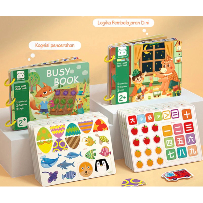 Velcro Busy Book | Baby Activity Book | Busy Book And Velcro TK | Early ...