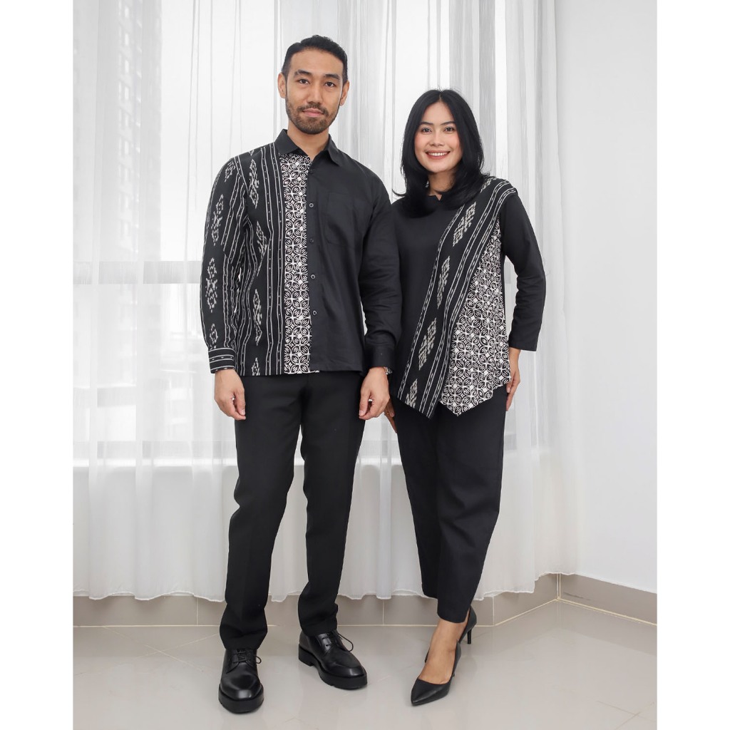 Batik Couple Tops / Batik Uniforms / Batik Couples | Shopee Philippines