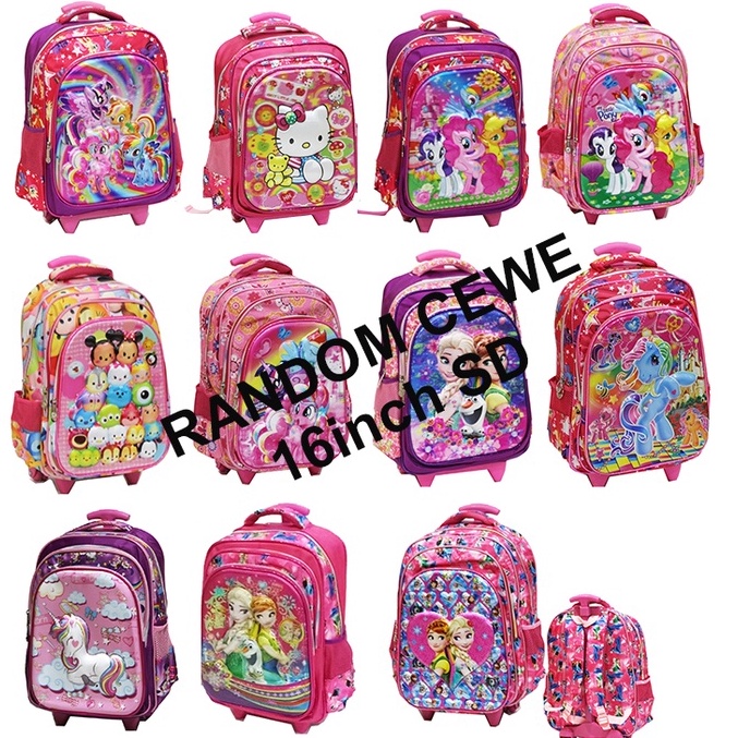Code B52E CUCI Warehouse RANDOM Choice Trolley Bag SD Beautiful Girl ...