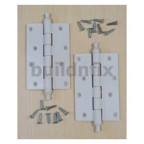 ORIGINAL GMP!!! PLASTIC PVC HINGES 4,5" BATHROOM DOOR (PAIR + SCREWS ...