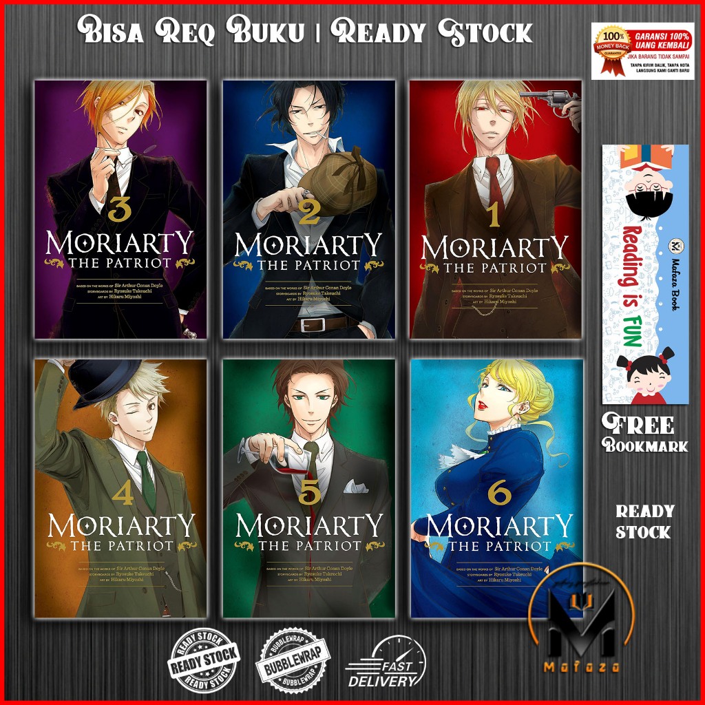 Moriarty the Patriot (16Book series) (English) By Ryosuke Takeuchi ...