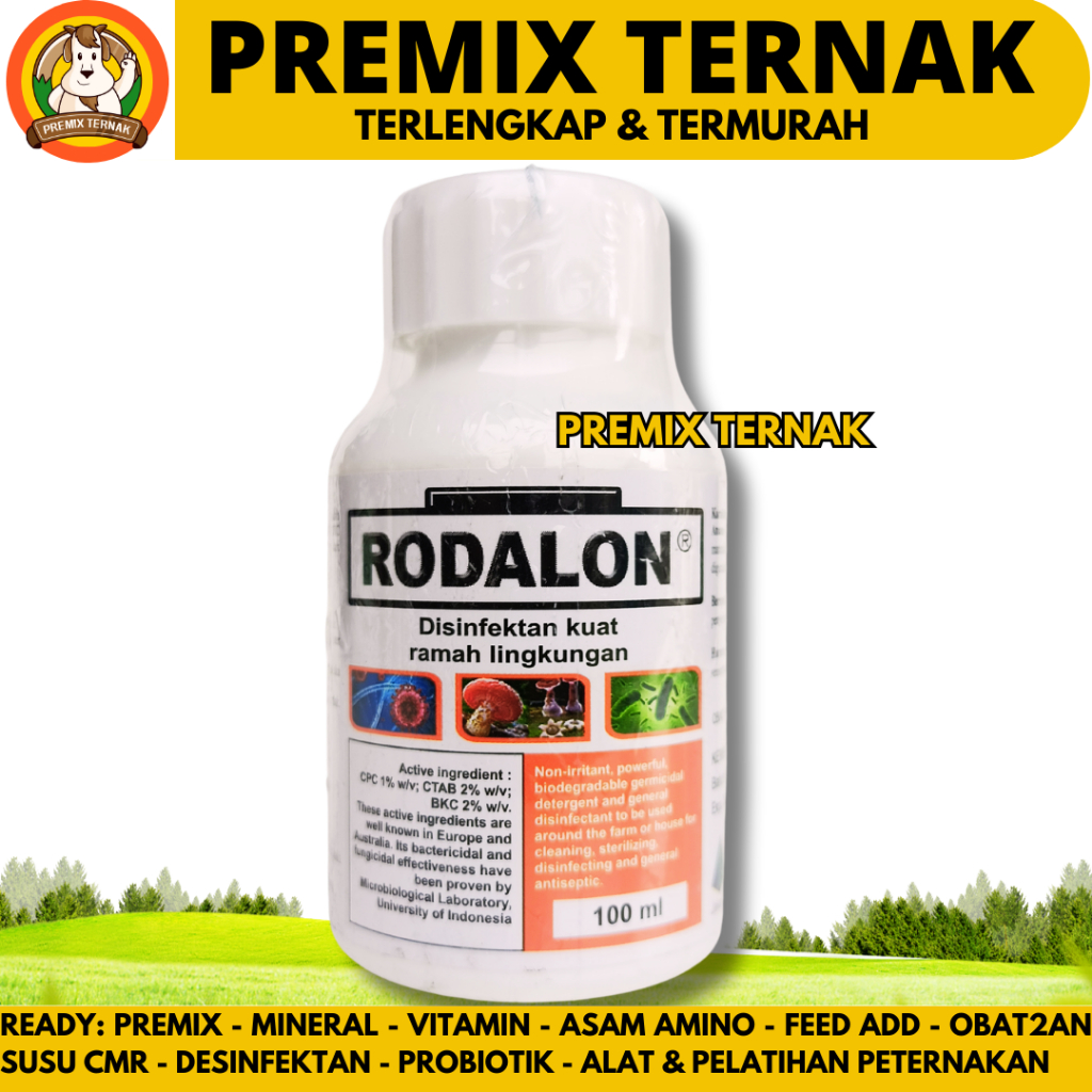 RODALON 100ml - Disinfectant for Eliminating Viruses, Germs, Bacteria ...