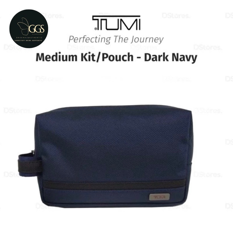 Tumi Pouch Medium Kit in Navy | Shopee Philippines