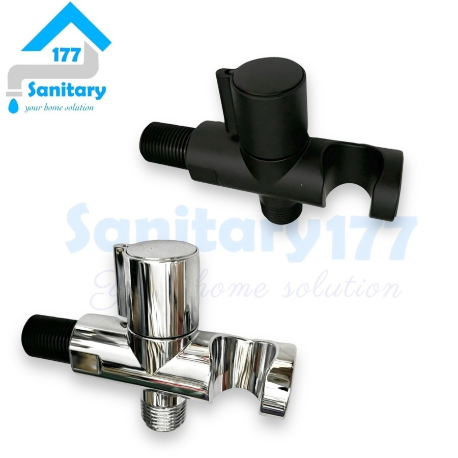 GANTUNGAN Stop Soligen 47 shower bracket faucet- thick pvc plastic abs ...