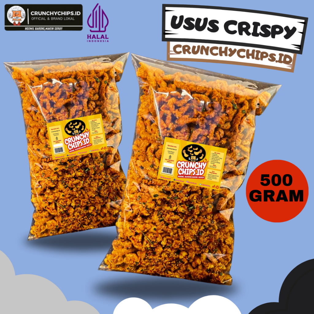 Crispy Chicken Intestine Chips Sultan Bandung Super Spicy Savory Crispy ...
