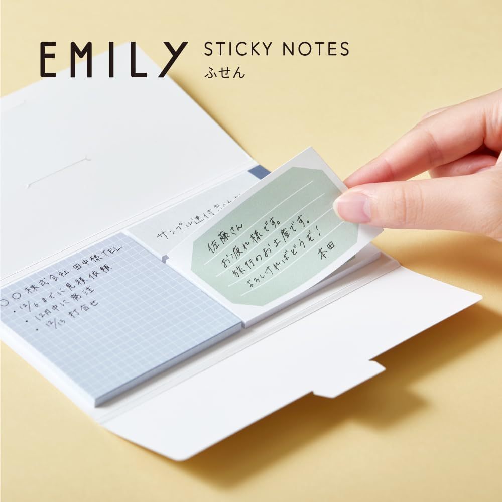 King Jim Emily Sticky Note Assorted Schedule Memo Page Marker Standing ...