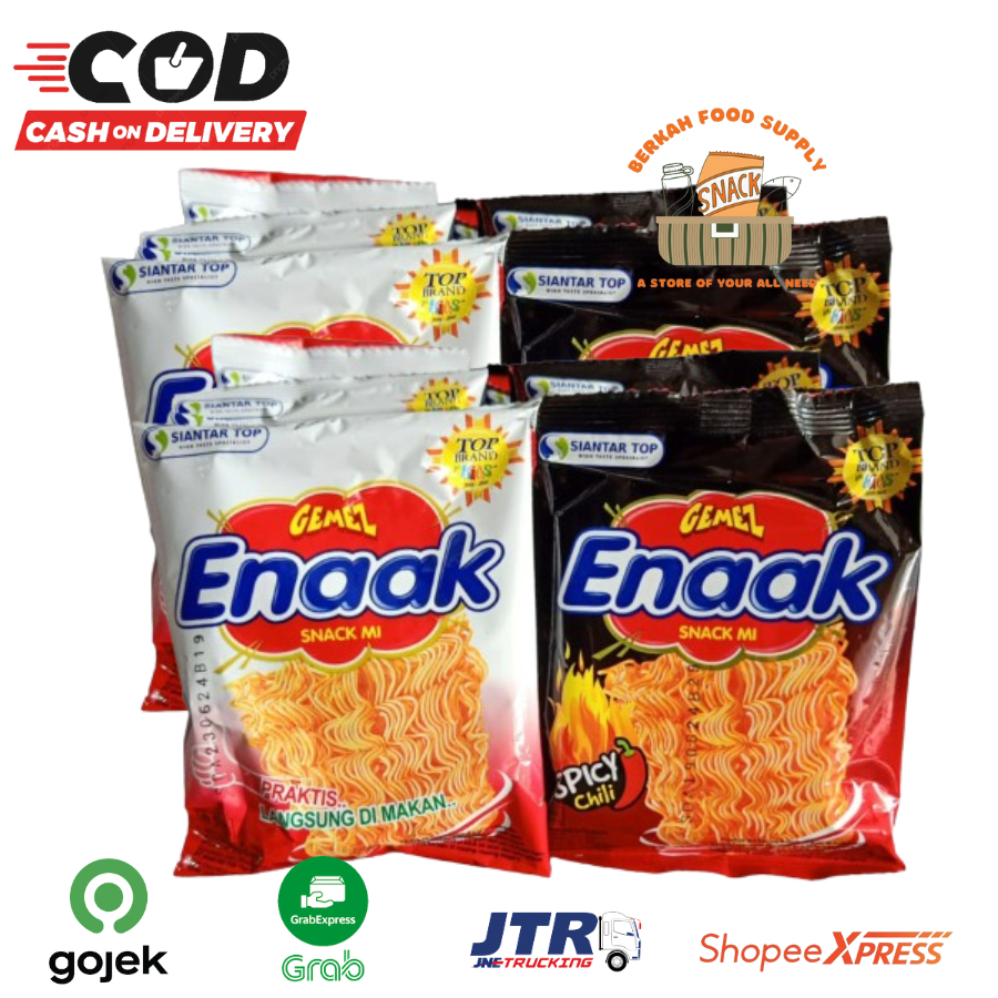 ( BLESSING ) NOODLES GEMEZ ENAAK Renceng contains 10 x 18gr Delicious ...