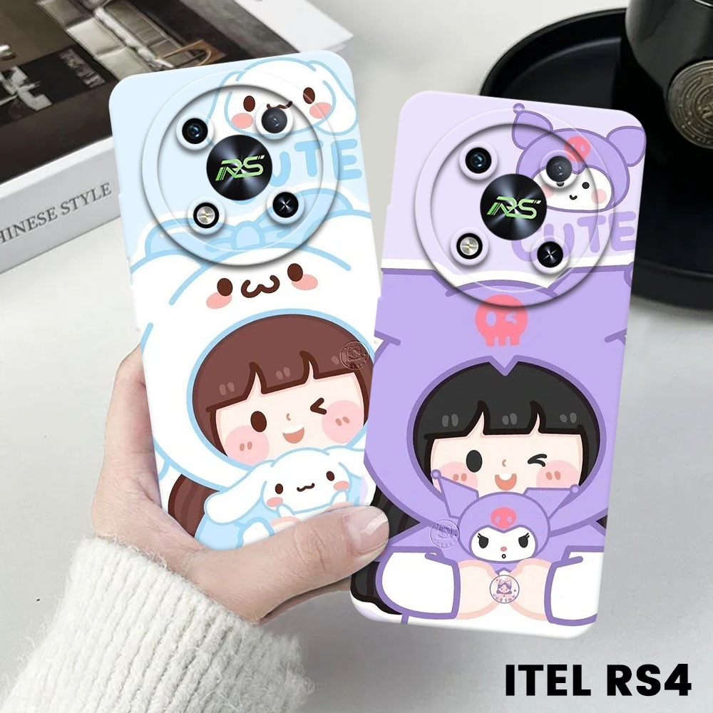 Disimurah Case For Itel RS4 2024 Latest Fashion Cartoon Case (DS09 ...