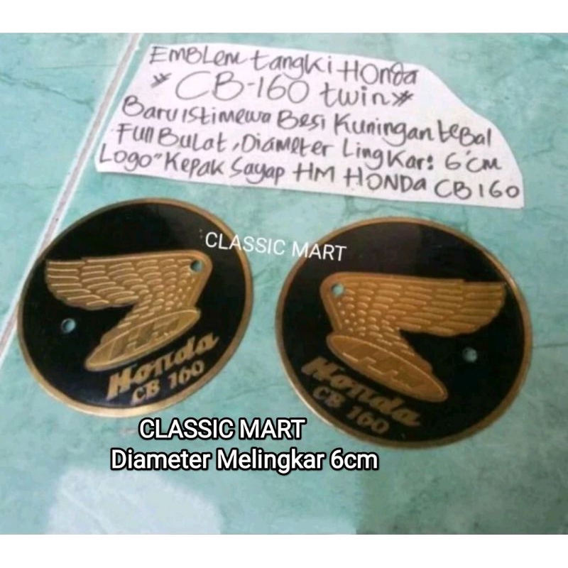 Honda DREAM CB 160-CB160 TWIN Tank EMBLEM-SUPER SPORT CB160 TWIN ...