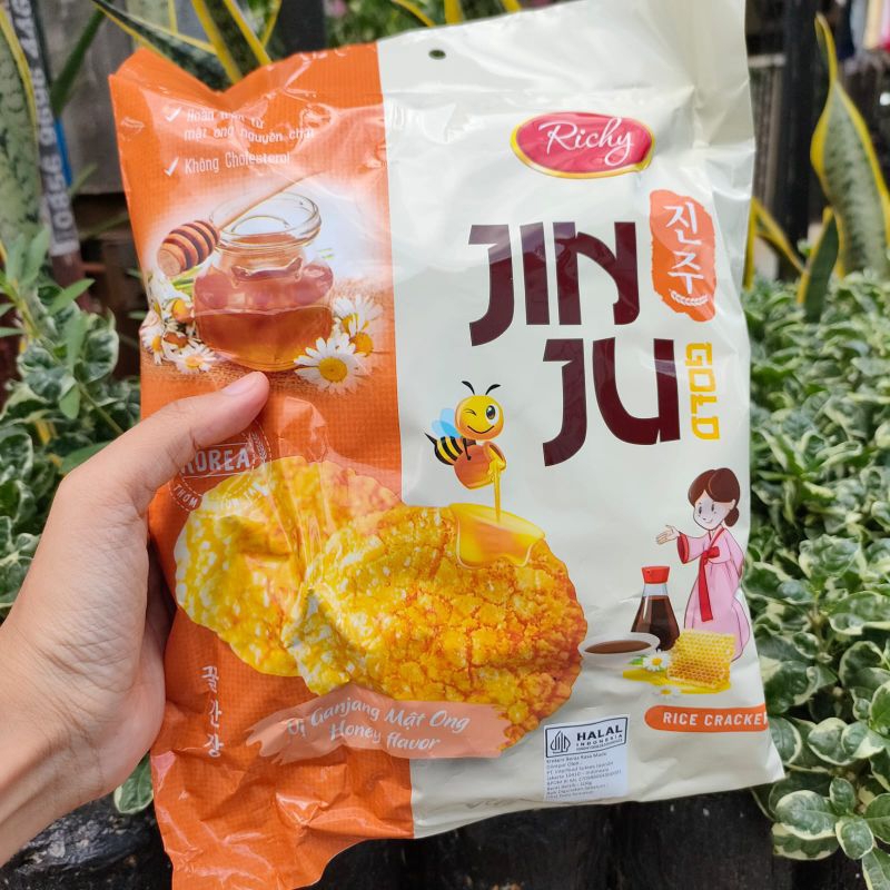 Jinju JIN JU Rice CRACKER RIchy Rice CRACKER Rice Cake | Shopee Philippines