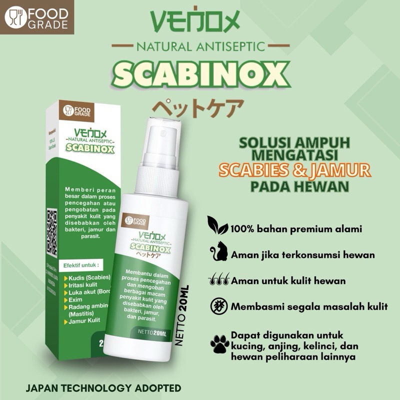 Scabinox Spray 20ml - Medicine for Scabies, Fungus, Skin Infections in ...