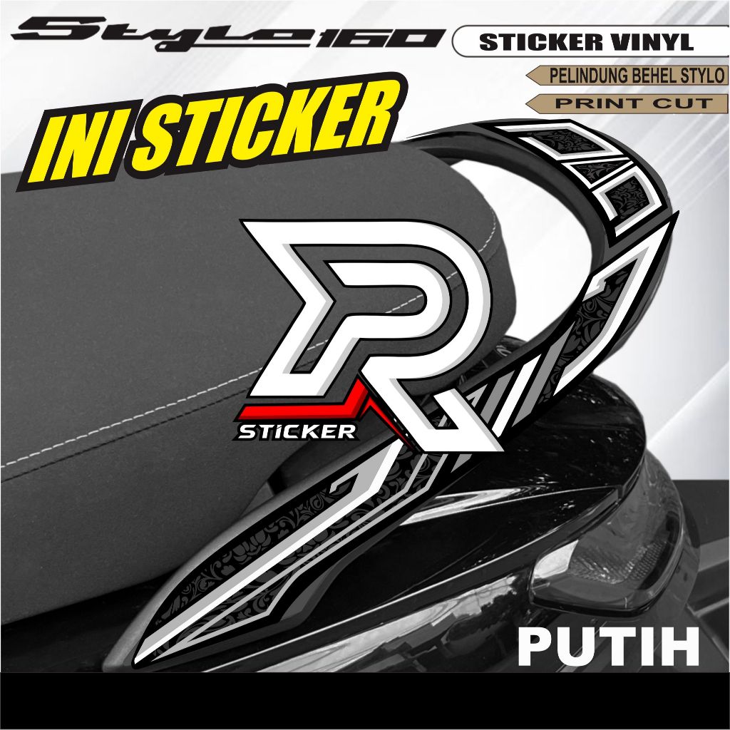 STRIPING STICKER VINYL BEHEL STYLO 160 NEW 2024 .STYLO 160 2024 BRACES ...