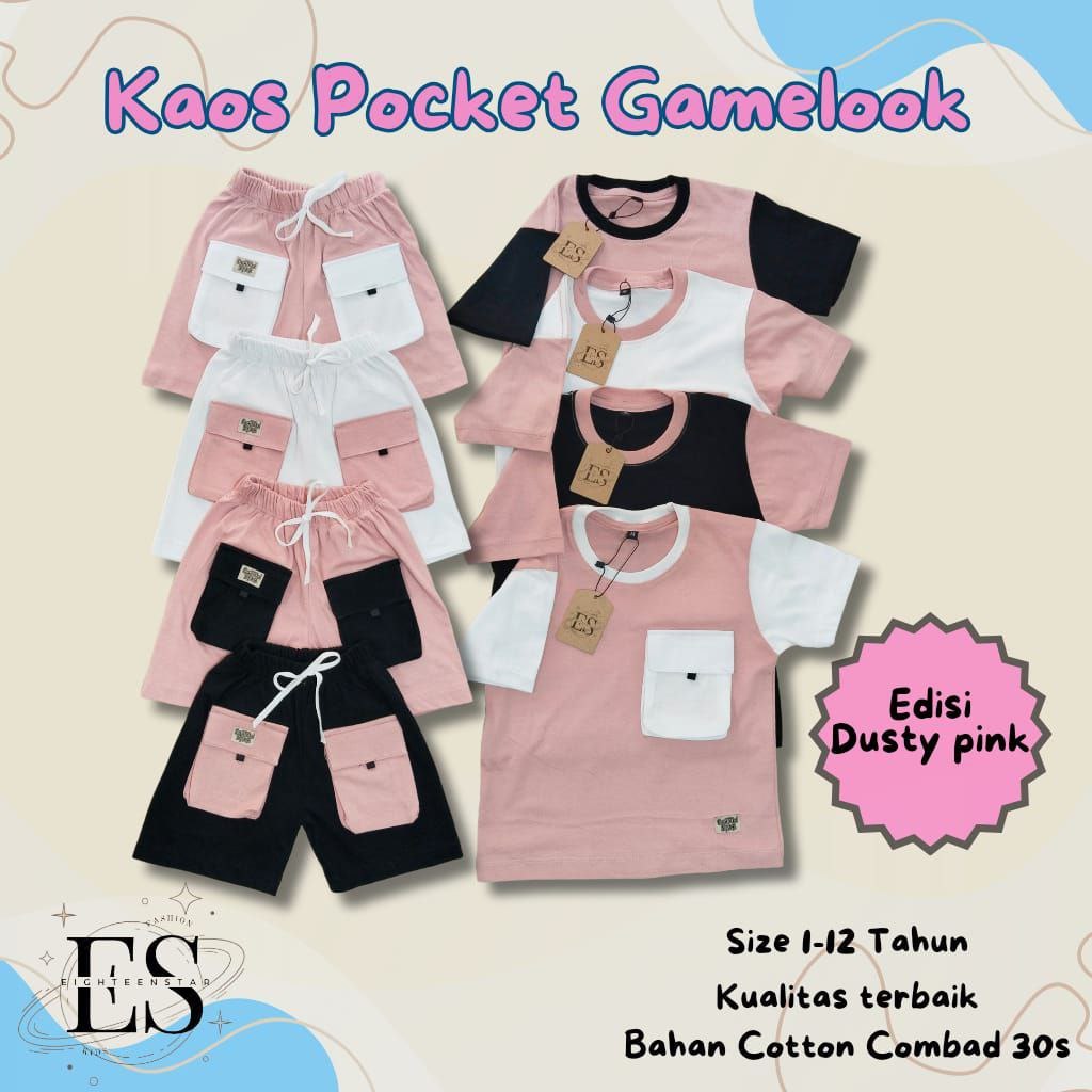 ||GAMLOOK POCKET FOR GILS AGE 1-12 YEARS GIRLS' SET PREMIUM COTTON ...