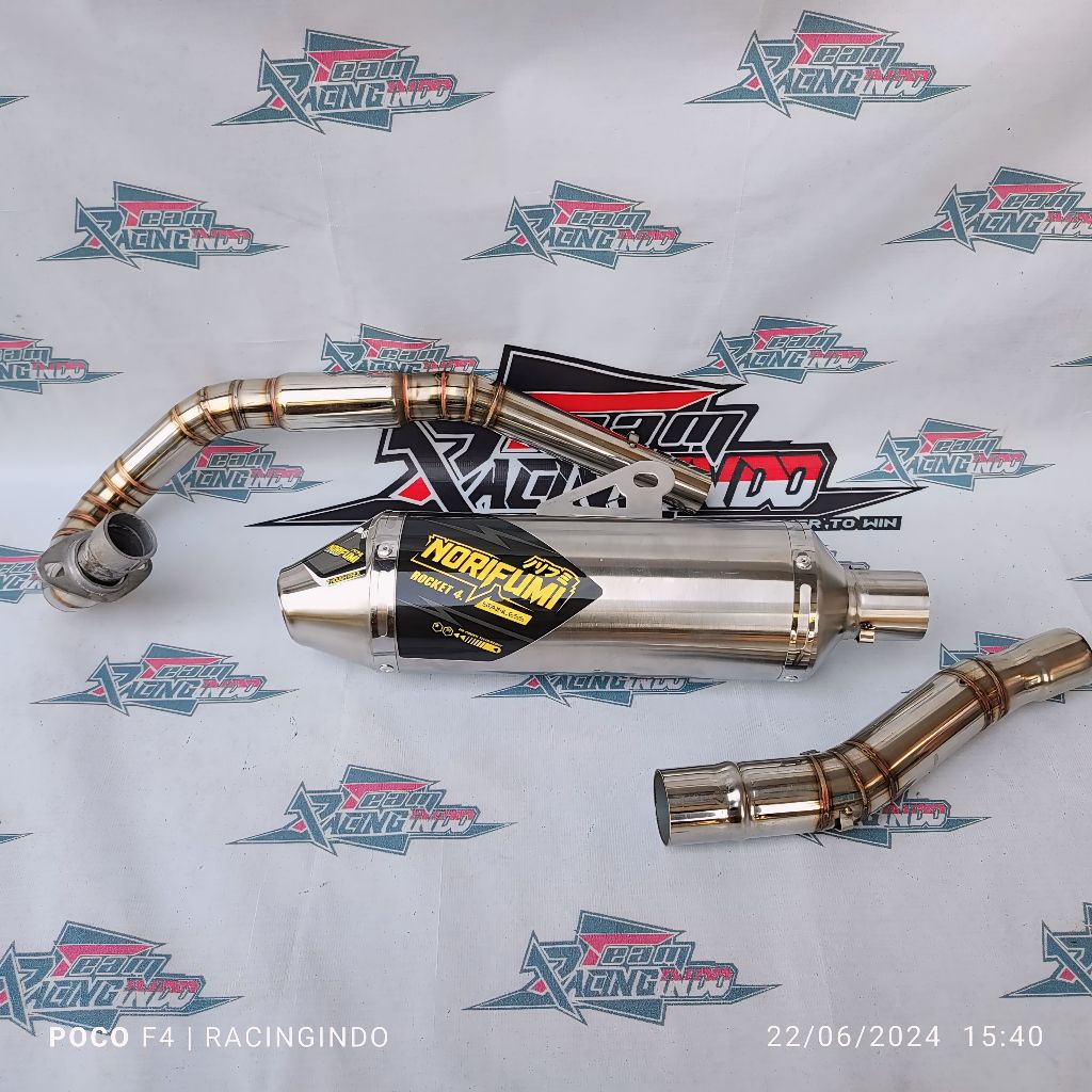 Canister pipe Norifumi Rocket 4 ไมีย์ย์ョ民ร for xrm 110 xrm 125 honda ...
