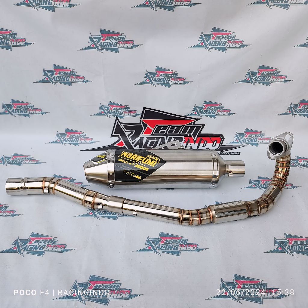 Norifumi Rocket 4 exhaust MUFFLER KAWASAKI KSR HONDA MSX 125 xrm 125 ...