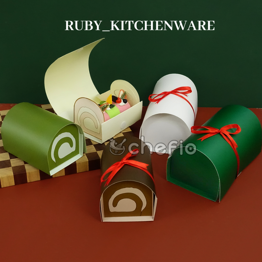 Swiss Roll Cake Box Korean Roll Sponge Cake Box Food Hamper Box ...