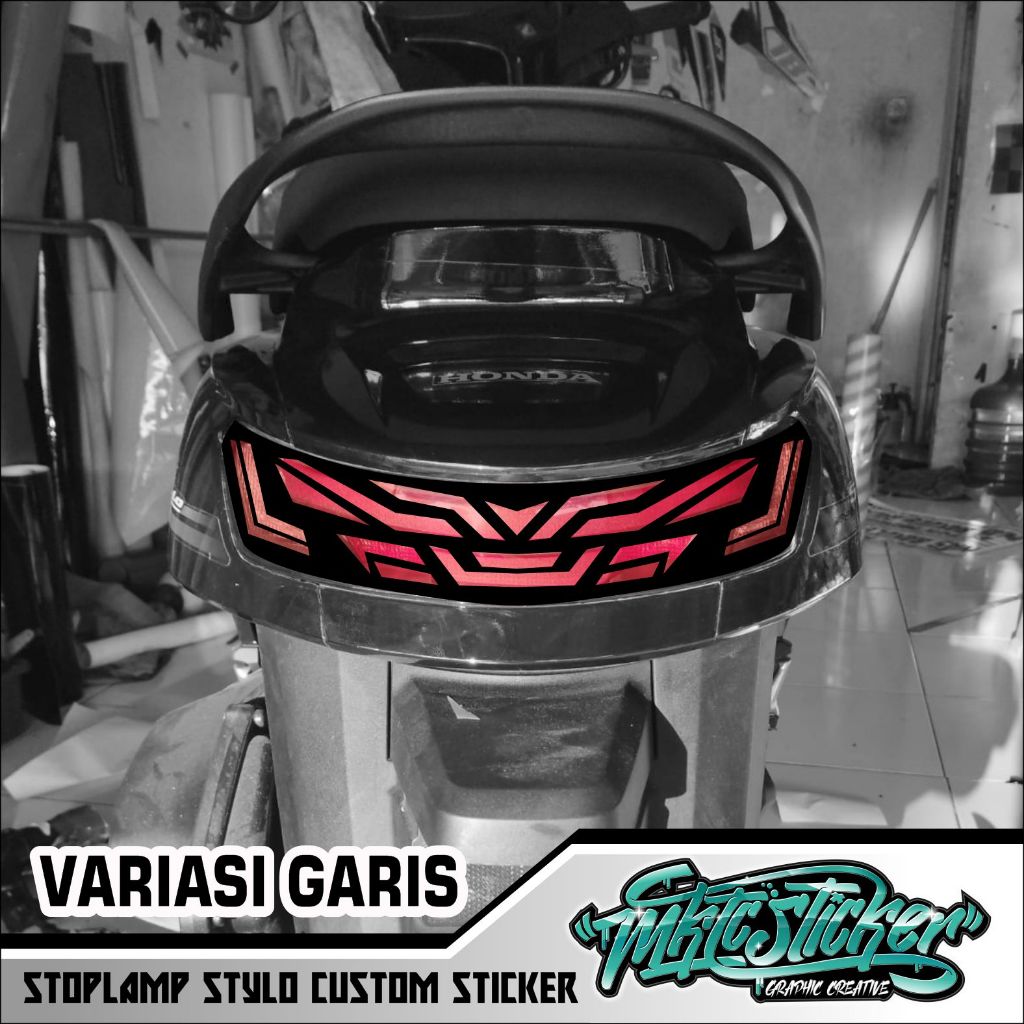 Honda STYLO 160 STOPLAMP STICKER CAN CUSTOM NAME | Shopee Philippines