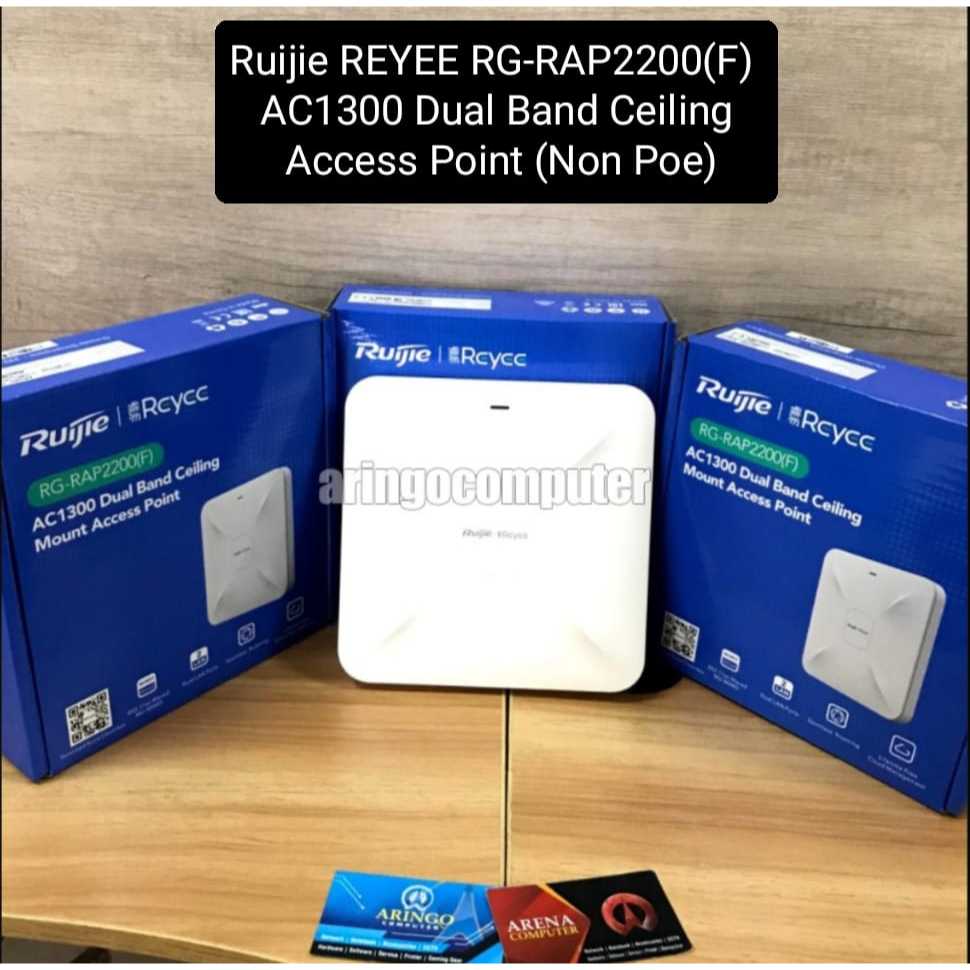 Network (Device) Ruijie REYEE RG-RAP2200(F) AC1300 Dual Band Ceiling ...