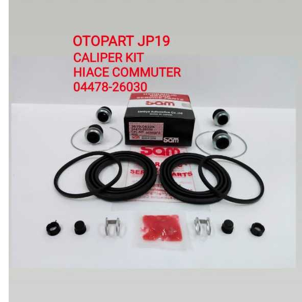 Caliper KIT SAM Rubber SEAL KIT Front Disc Brake HIACE COMMUTER KDH20 ...