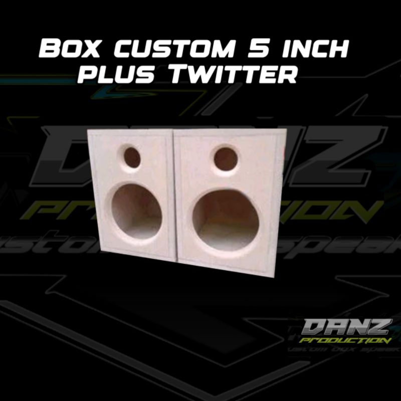 5 inch custom box plus Twitter speaker box | Shopee Philippines