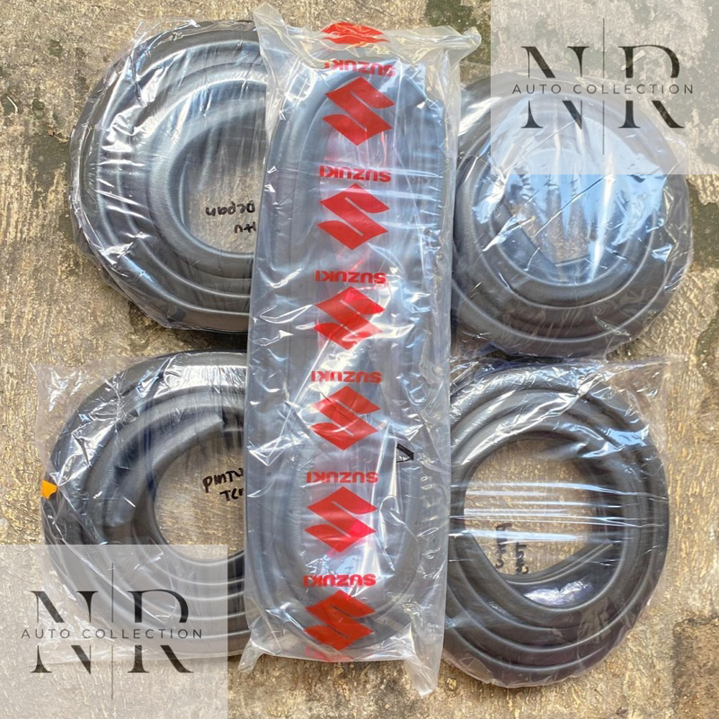 Fullset 5 DOOR RUBBER BODY DAMPER BALLOONS + REAR LUGGAGE SUZUKI ERTIGA ...