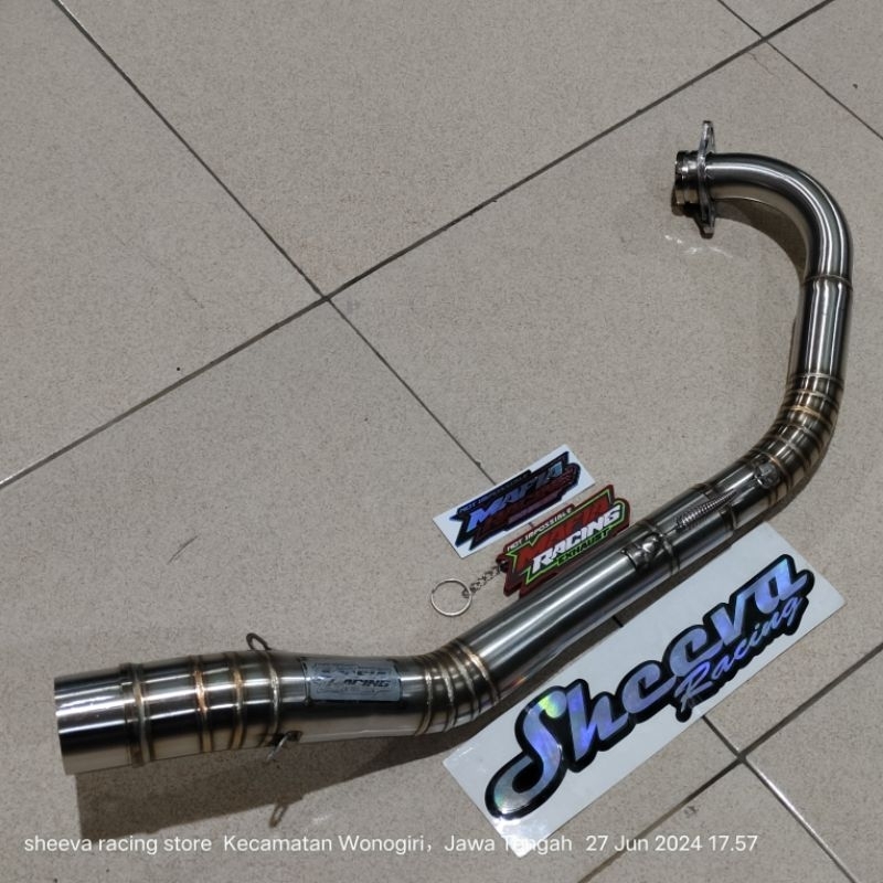 Original MAFIA EXHAUST NECK PIPE HEADER MX NEW / OLD UNDERBONE UNDER ...