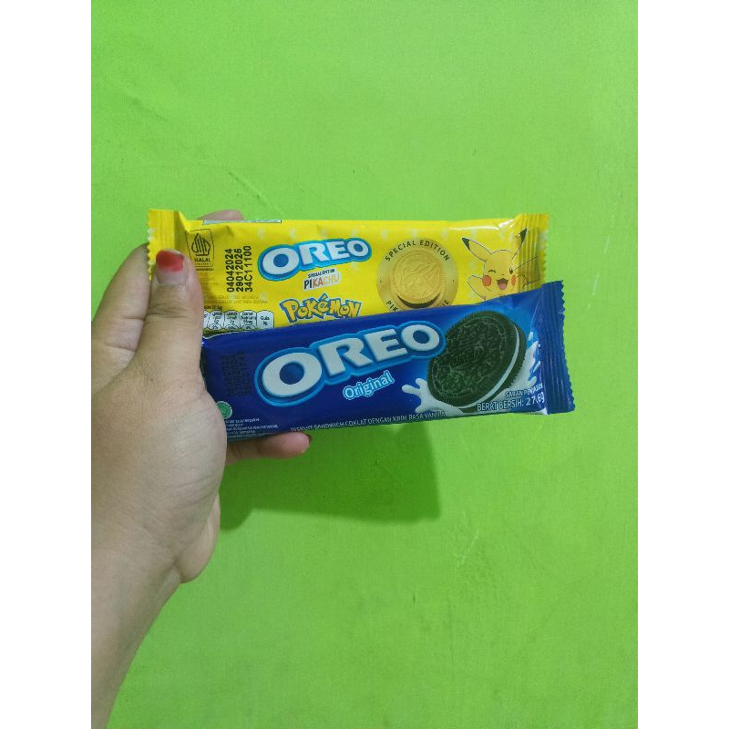 Oreo Pikachu sachet retail 27gr | Shopee Philippines