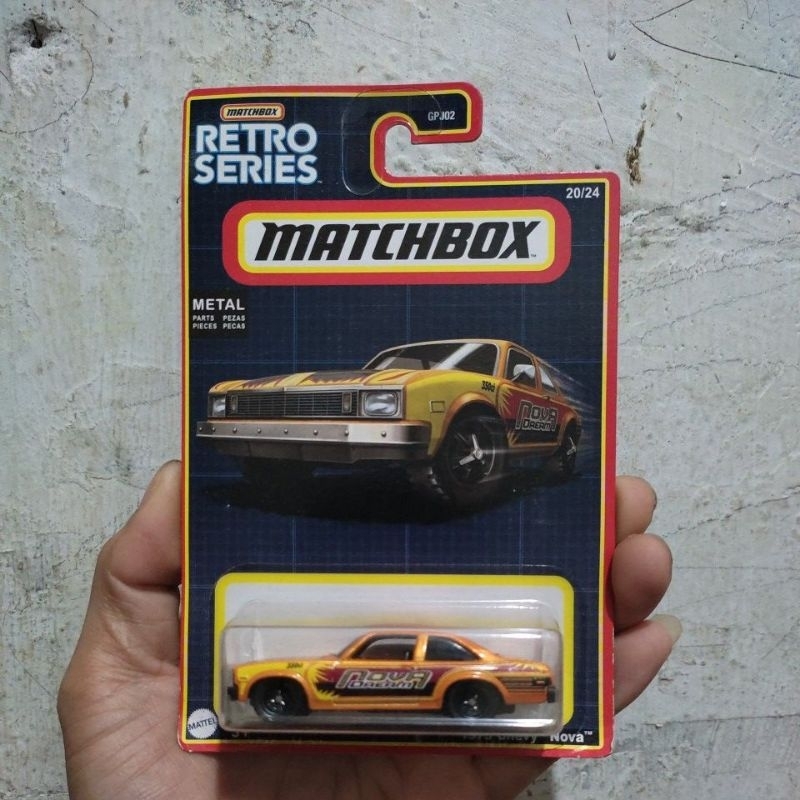 Matchbox 1979 Chevy Nova Matchbox Retro Series Original | Shopee ...