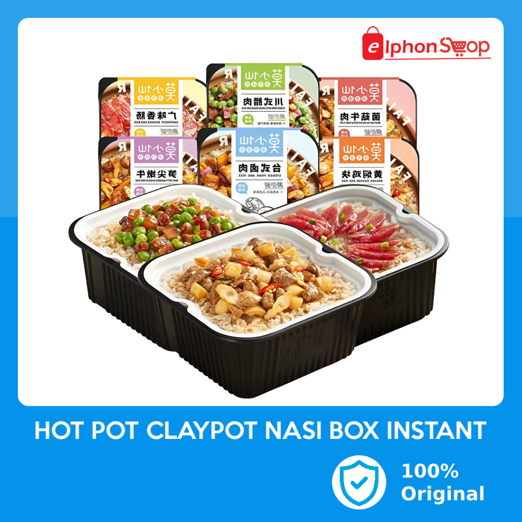 Ready GOSEND MO XIAOXIAN Self Heating Hot Pot Claypot Rice Instant Rice ...