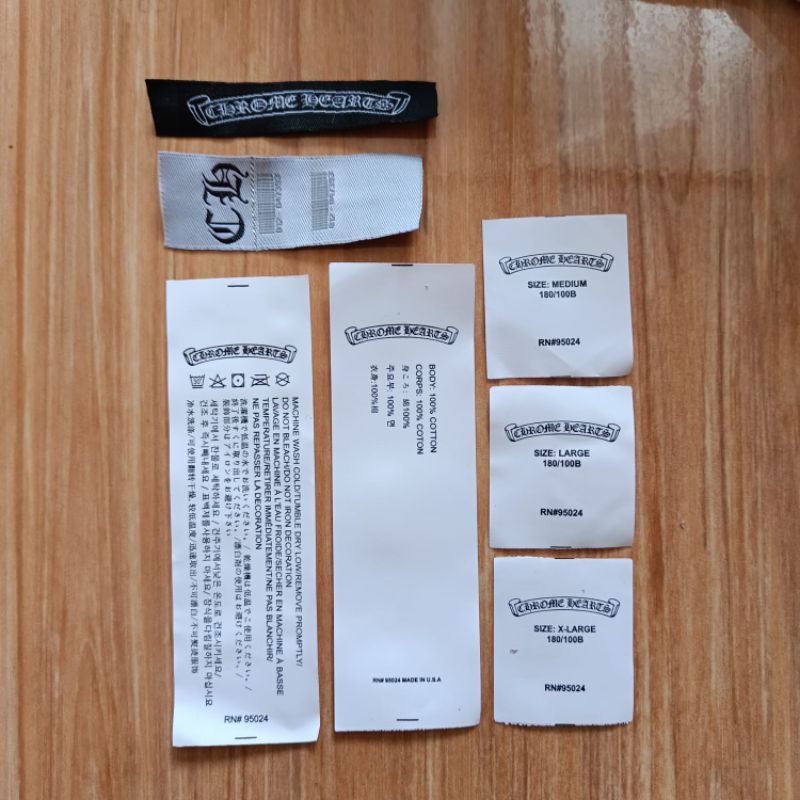 Chrome hearts full set top and bottom Tag || Ch Tag || Label Tag ...