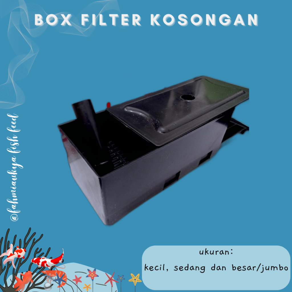 Empty Aquarium Box Filter Media | Sizes Small, Medium, Large/Jumbo ...