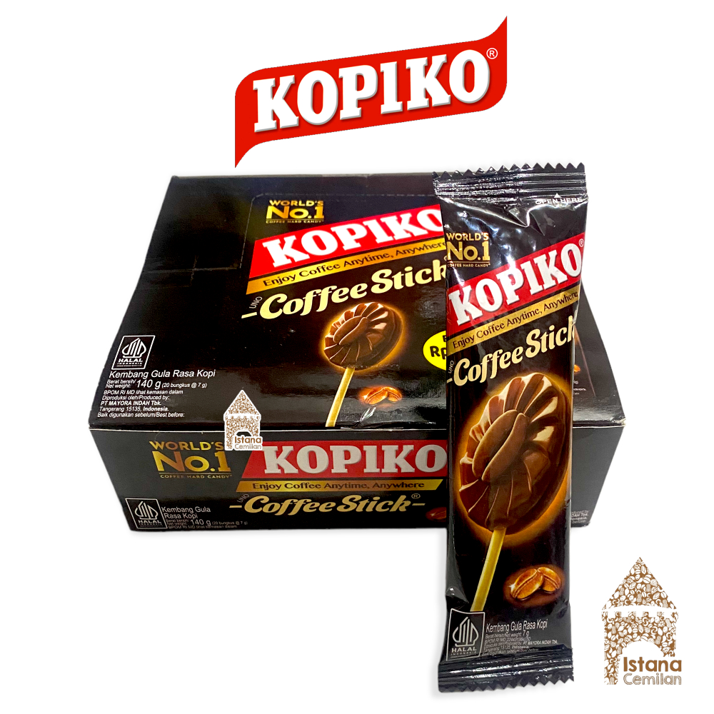 Kopiko Coffee Stick Lollipop Candy Loli BOX (20 pcs) | Shopee Philippines