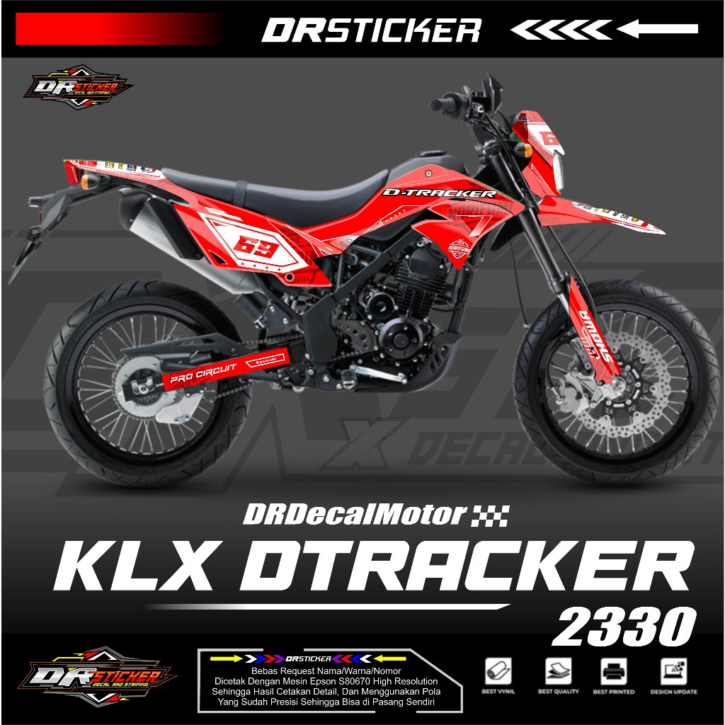 Klx Dtracker Decal Full Body Decal Custom Suka Suka Full Body Custom ...