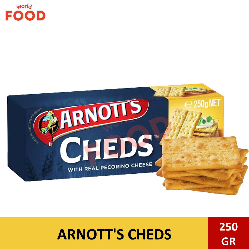 Arnott's CHEDS CHEESE CRACKERS 250GR | Shopee Philippines