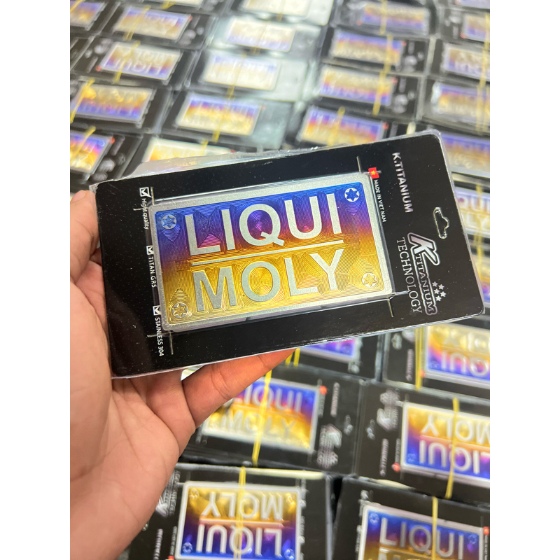 Titanium EMBLEM HUGGER AIRBLADE ORIGINAL LIQUIMOLY VARIO 125 150 BEAT ...