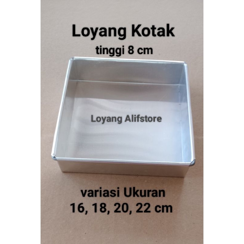 Box Pan Size 22 20 18 16 Height 8 cm Aluminum/Sponge Cake Pan/Box Pan ...