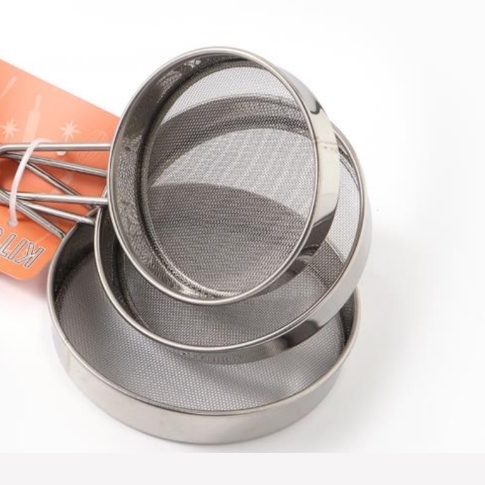 3 In 1 Stainless Steel Strainer Tea Strainer Flour Sieve Coffee ...