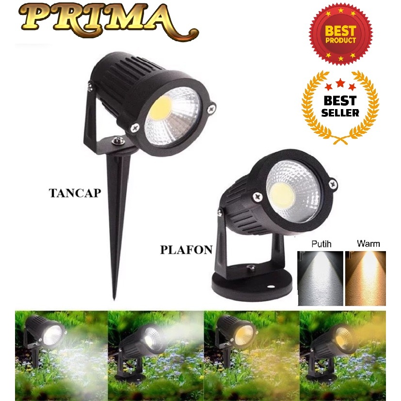 Led Garden Lamp Yard Terrace Outdoor Spotlight 5W Watt Plug in Spot ...