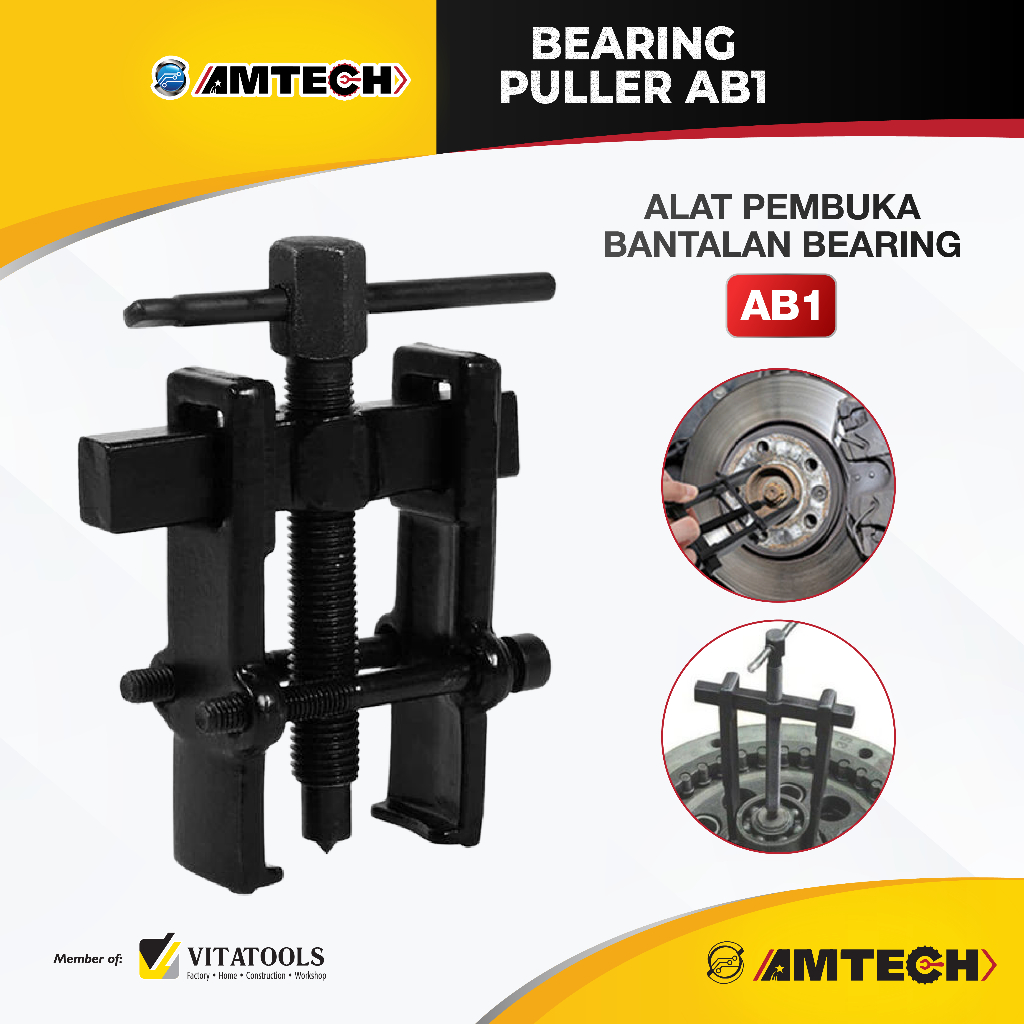 Amtech Bearing Puller AB1 2 inch 19x35 / Bearing Puller Treker AB-1 2 ...