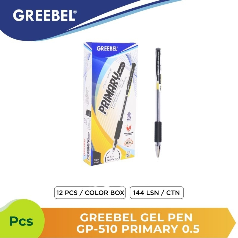 Joyko GEL PEN/GREEBEL GEL PEN GP-510 PRIMARY 0.5 1 dozen | Shopee Philippines
