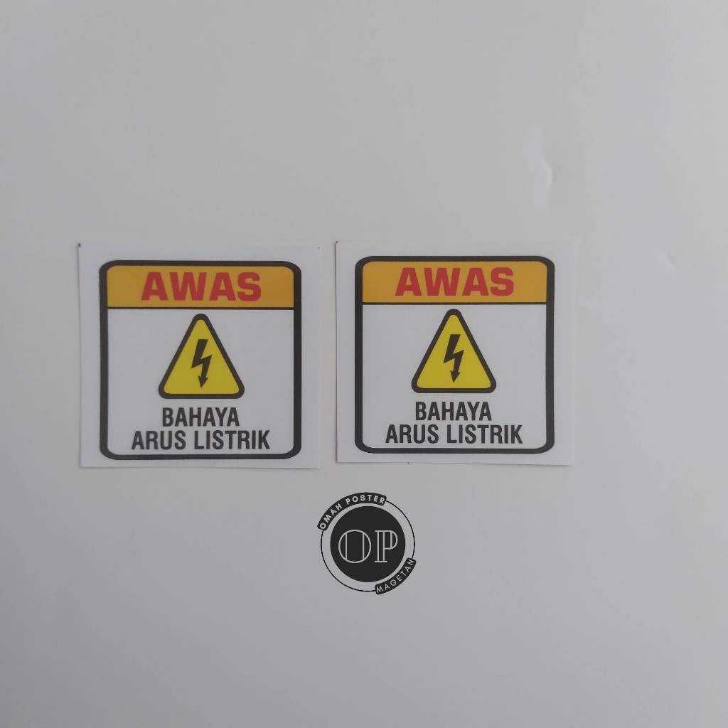 Electric Current Danger Stickers - High Voltage Electricity - Danger of ...