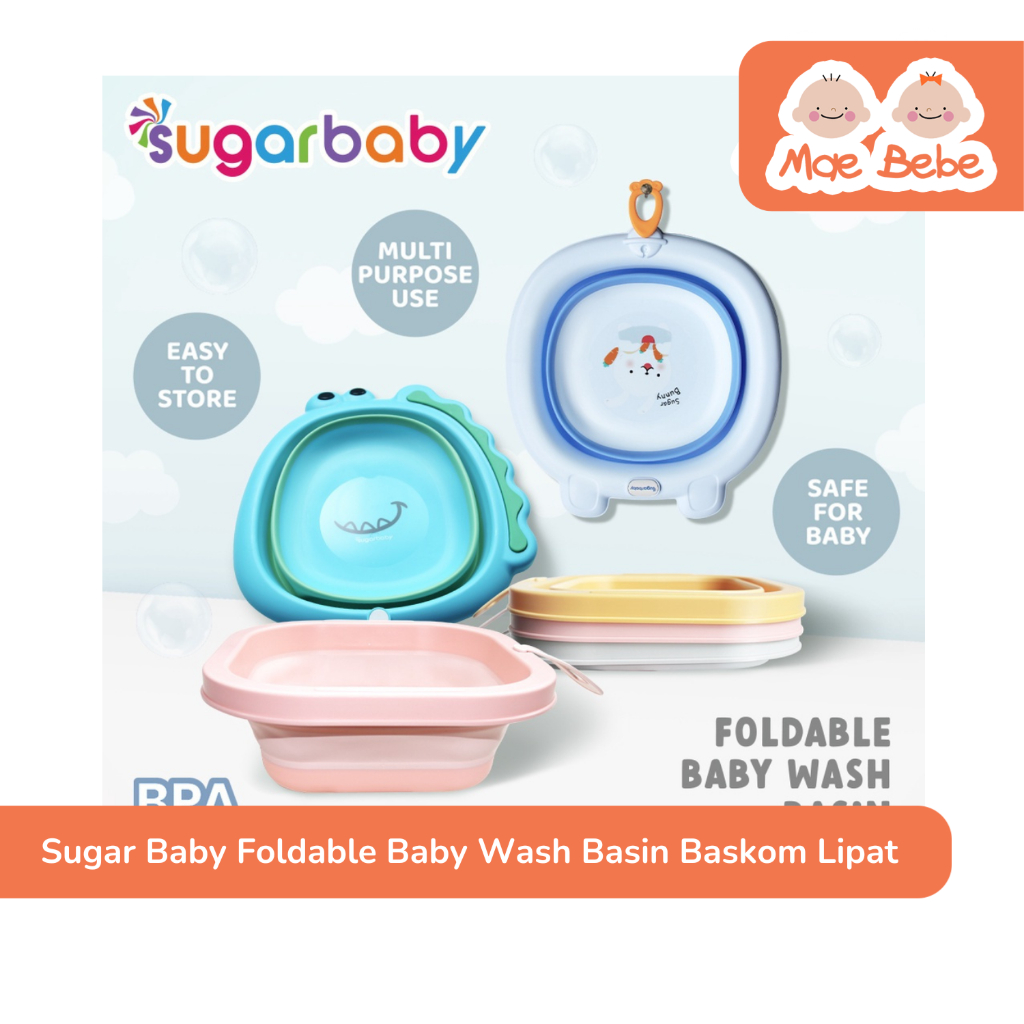 Sugar Baby Foldable Baby Wash Basin Baby Folding Basin | Shopee Philippines