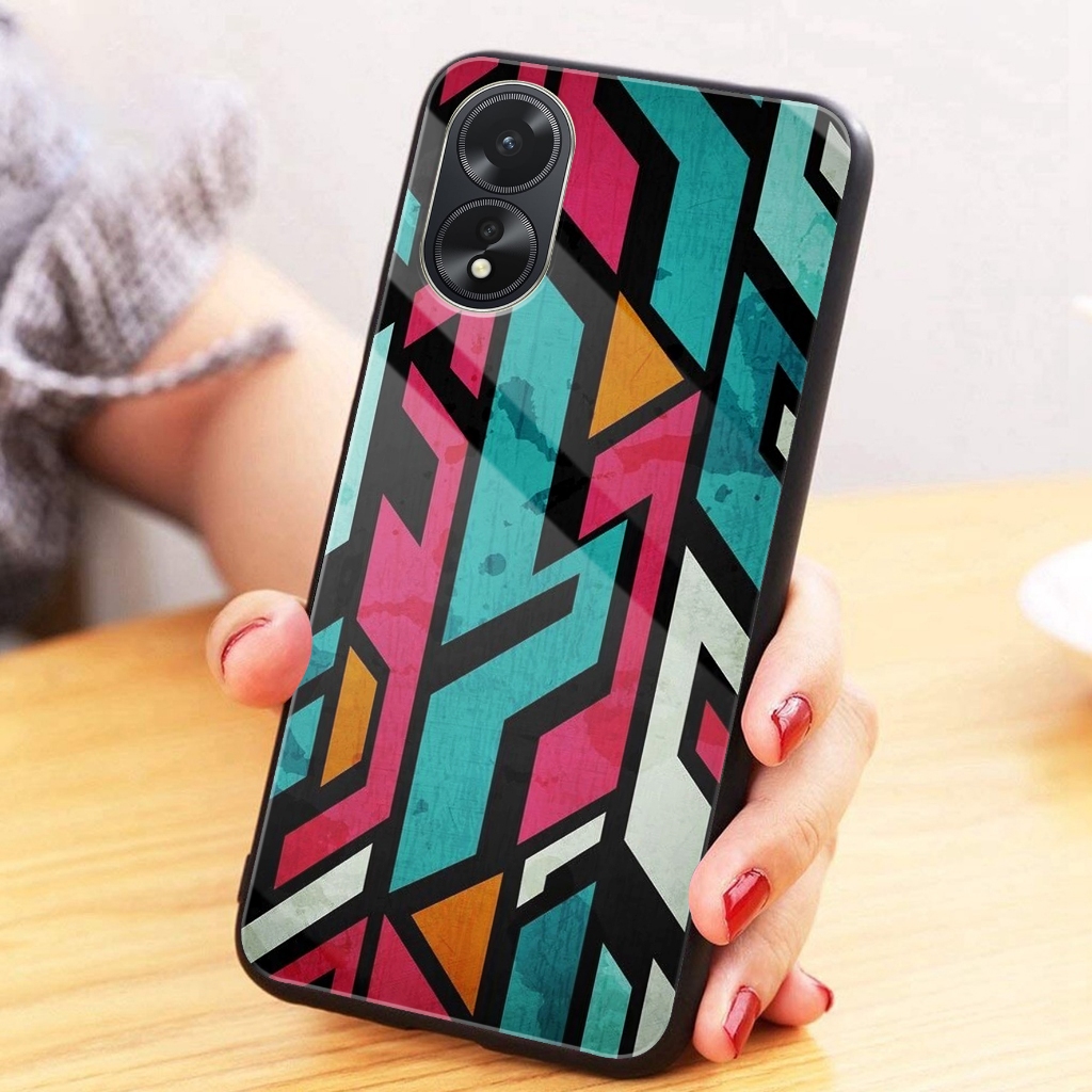 Case OPPO A38 / OPPO A18 - STORE CASE (ABSTRACT ) - 2D Premium Glossy ...