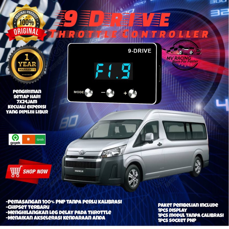 Original 9 Drive Throttle Controller TOYOTA HIACE 9Drive Piggyback ...