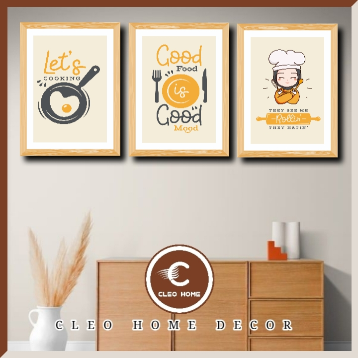 HIASAN DINDING KAYU Chd Wall Hanging 30x40 KITCHEN KITCHEN PLUS Wooden ...