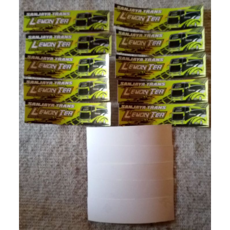 Aprilia style basuri Bus Sticker, Young Lady, lemon tea sanjaya trans ...